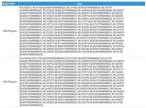 Convert Latlong List To Polygon WKT Using Google Apps OFF