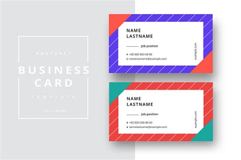 최신 유행 최소한의 추상 명함 템플릿입니다 기하학적 패턴의 현대적인 기업 문구 Id 레이아웃 정보 샘플 이름 텍스트와 벡터 패션
