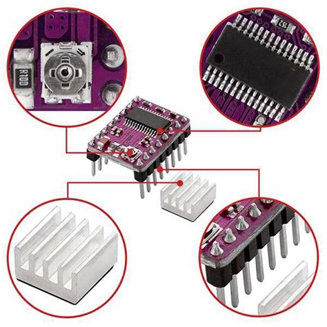 Drv8825 Stepper Motor Driver For Cnc 3d Printer Zaitronics