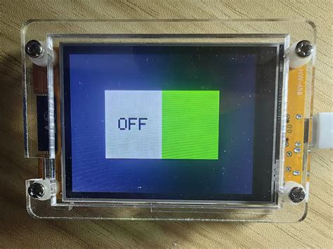 【花雕学编程】arduino动手做（238） 为带有 Onoff 按钮的 Esp32 Cheap Yellow Display 板构建基本 Gui Makelog造物记