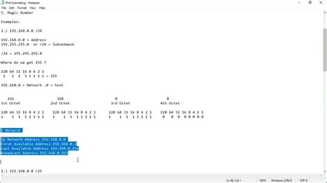 Watch This To Make Subnetting Easy And Simple Ipv4 Subnetting Class C
