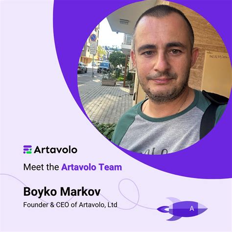 Artavolo 🎙️ Meet Boyko Markov Founder And Ceo Of