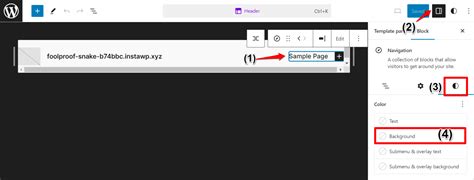 How to Change Header Background Color in WordPress (Block Theme) - GroundWP