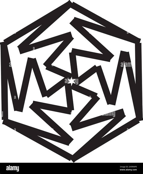 Abstract Design Element Logo Icon Abstract Sign Design Stock Vector