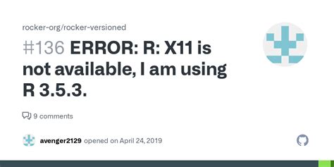error r x11 is not available i am using r 3 5 3 · issue 136