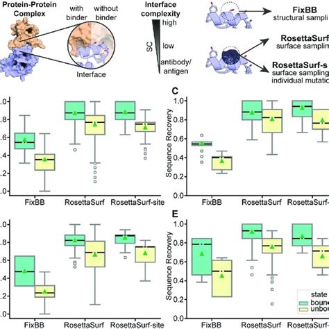 Sequence Recovery Of Protein Interfaces A Sequence Recovery Benchmark Download Scientific