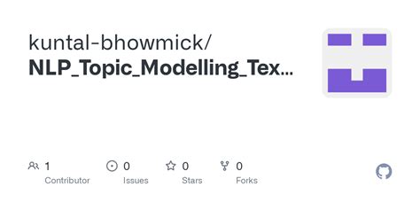 GitHub Kuntal Bhowmick NLP Topic Modelling Text Summary KeyWord KeyPhrase Extraction