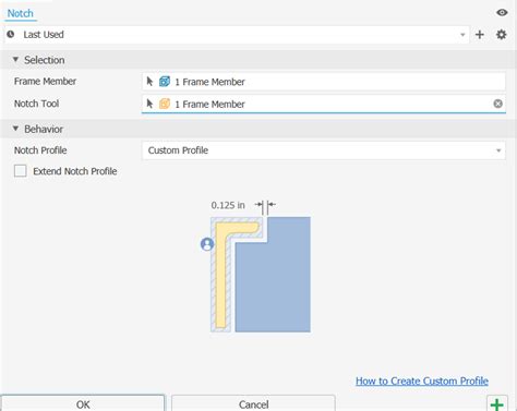custom notch profile autodesk community