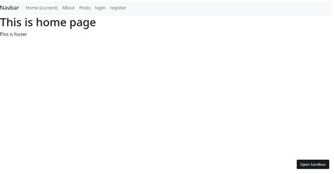 My React Router Starter Codesandbox