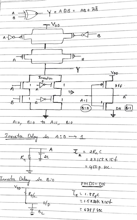 [solved] q1 use elmore delay to calculate the delay of the 3 input gate
