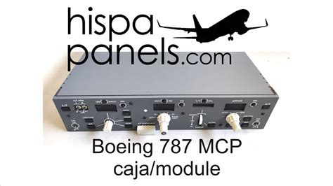 Montaje Del Mcp Del B787 En Su Caja Installing The B787 Mcp Panel In Its Module Youtube