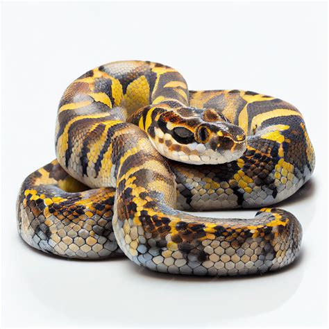 Premium Ai Image Beautiful Python On White Background