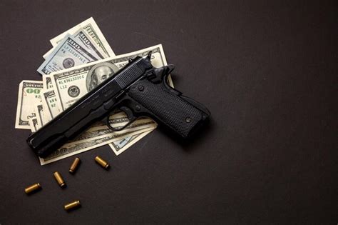 Money And Guns Wallpaper Hd