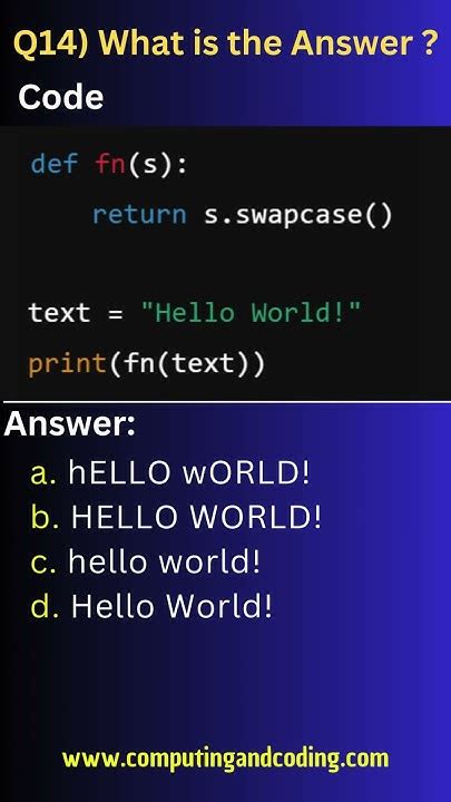 Q14 Python Interview Question Shortvideo Shortsviral Shortsfeed