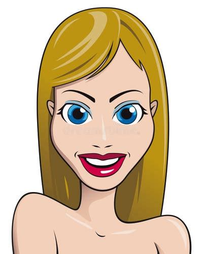 Beautiful Blond Girl Stock Vector Illustration Of Face 8713925