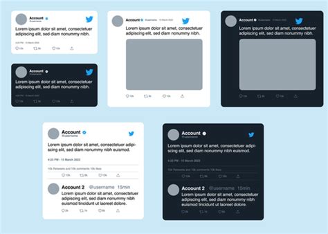 Twitter Template Psd