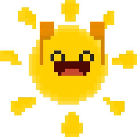 Pixel Sun Pngs For Free Download