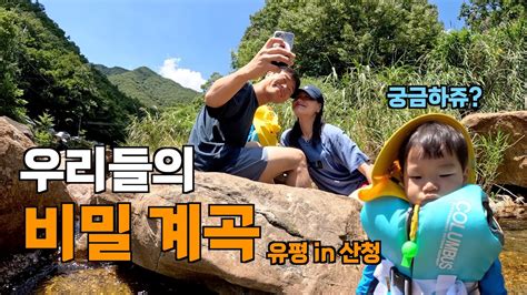 우리 가족 비밀 계곡 유평계곡에서 보내는 시원한 여름 🌊 Youtube