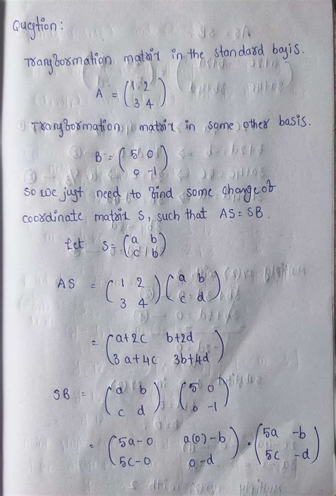 [solved] find a basis b of r 2 such that the b matrix of the linear