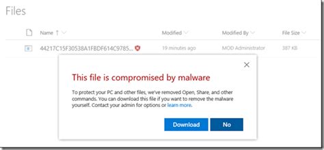 Preventing Malware Downloads From Office 365 Ciaops