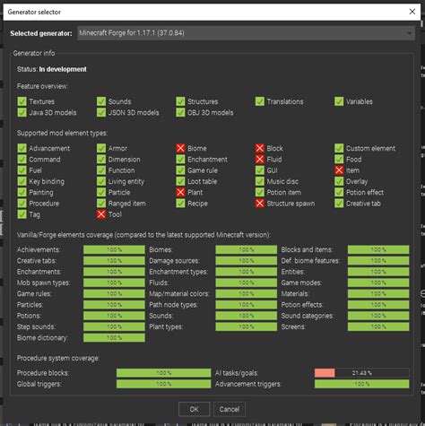 We Are Getting Very Close To Full Minecraft 1 17 Support In Mcreator Monitor Our Work On