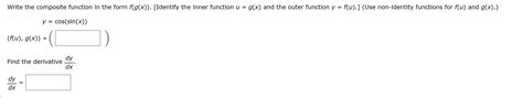 solved write the composite function in the form f g x