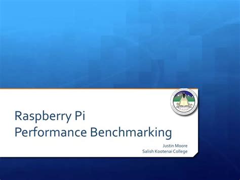 Ppt Raspberry Pi Performance Benchmarking Powerpoint Presentation Free Download Id 4816502