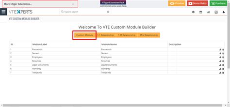 Custom Module And Relationship Builder For Vtiger