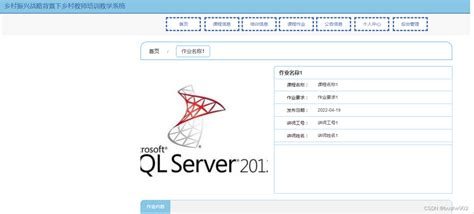 【附源码】计算机毕业设计ssm乡村振兴战略背景下乡村教师培训教学系统乡村教育学习系统 Csdn博客