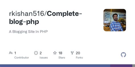 Github Rkishan516complete Blog Php A Blogging Site In Php
