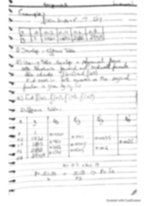 SOLUTION Newton Forward Interpolation Method Studypool