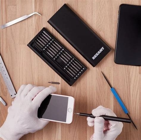 Профессиональный набор отверток и инструментов 24 в 1 Отвертка с битами Для телефона