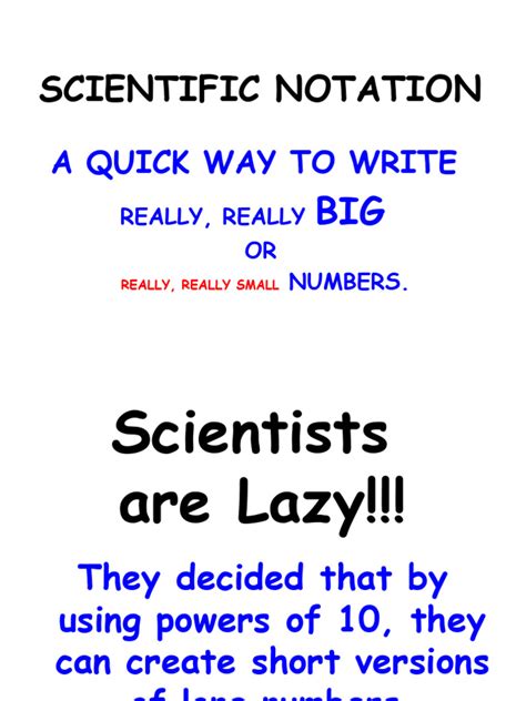 scientific notation pdf notation mathematical notation