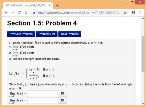 solved webwork lhoumat265onl × → 숲