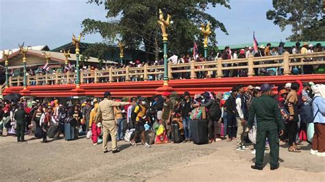 រយៈពេល ១ ស ប្ដា ហ៍ ពលករ ខ្មែរ វិល ត្រឡប់ ចូល ប្រទេស វិញ តាម ច្រក ទ្វារ អន្តរជាតិ « ដូង ជិត ៣០