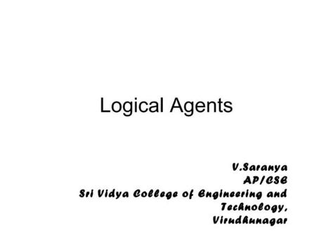 Propositional Logic In Artificial Intelligence Ppt