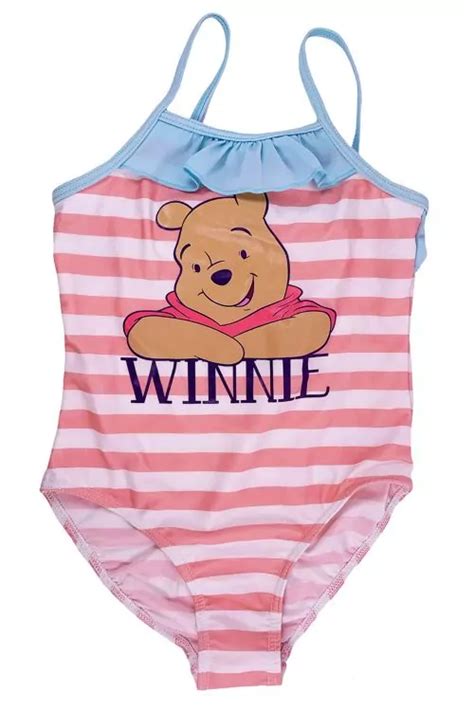 Бански за момиче Disney Мечо Пух 26021 Ph Цял Бял Розов Син За 7 8