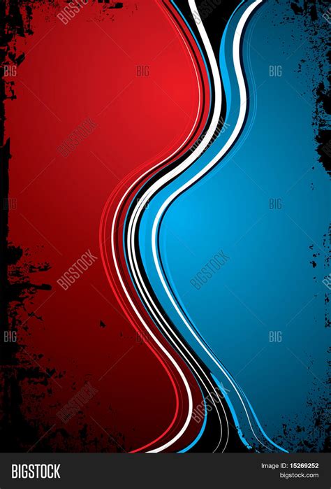 Red Blue Split Background Image Vector And Photo Bigstock