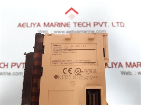 OMRON SYSMAC CJ1W OD212 PLC OUTPUT UNIT MODULE Aeliya Marine