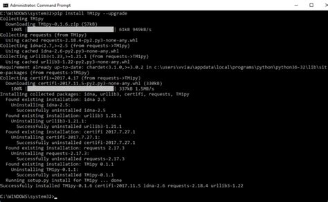 upgrade tm1py