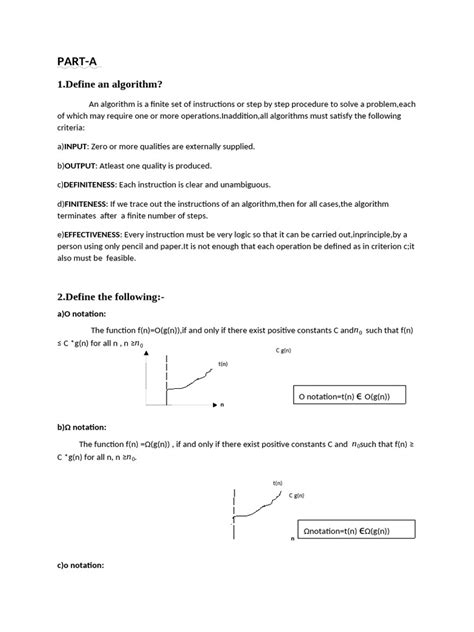Partadaaunit1 Pdf Algorithms Mathematical Analysis