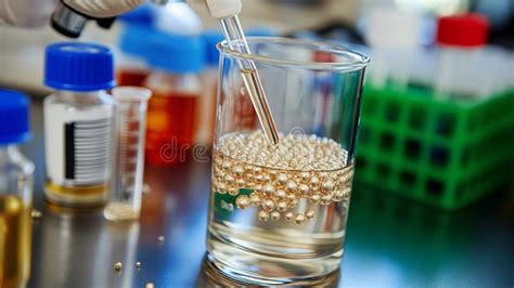 Enzyme Immobilization Process In A Laboratory Setting Using Beads And