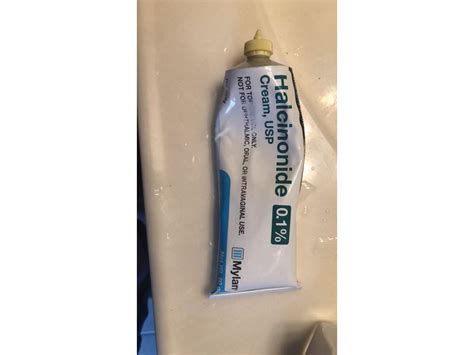 Halcinonide Cream Usp 0 1 Rx 60g Mylan Ingredients And Reviews