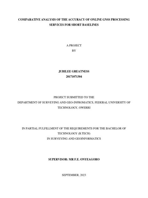 Comparative Analysis Of Online Gnss Processing Services For Short Baseline Pdf
