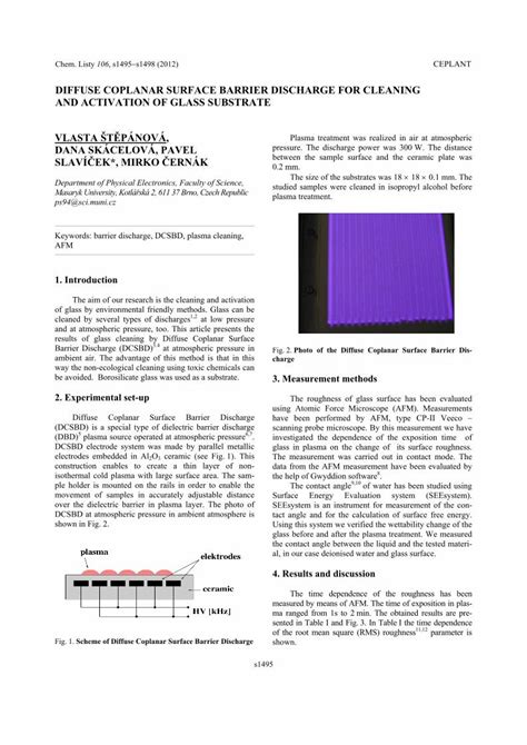 pdf diffuse coplanar surface barrier discharge for … dokumen tips