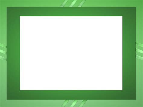 Green Frame Backgrounds Border And Frames Green Templates Free Ppt