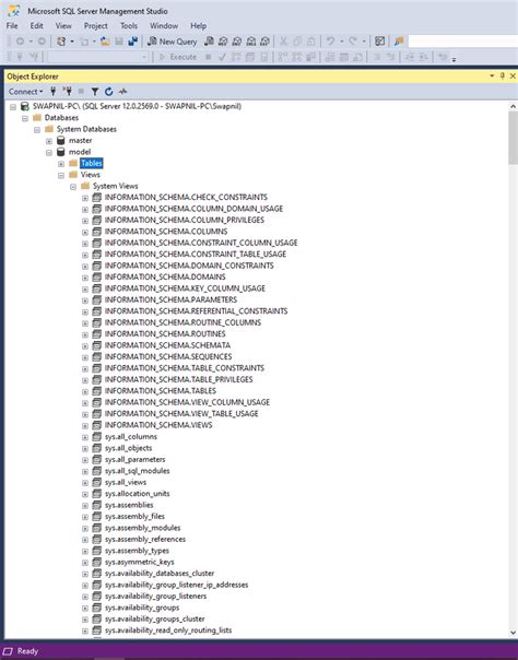 SQL Server Types Of System Databases And Tables DEV Community