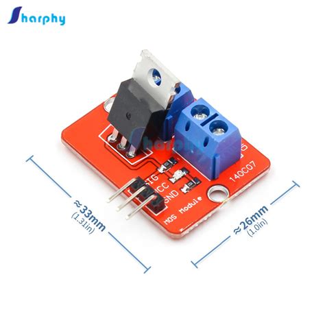0 24v Irf520 Mosfet Driver Module For Mcu And Raspberry Pi Pwm Regulation High Quality 0 24v