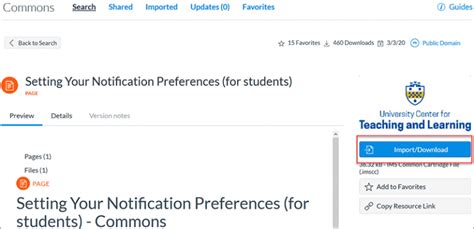 How To Add Materials From The Canvas Commons To Your Course