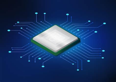 Premium Vector Processor Circuit Board